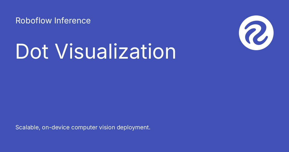 Dot Visualization - Roboflow Inference